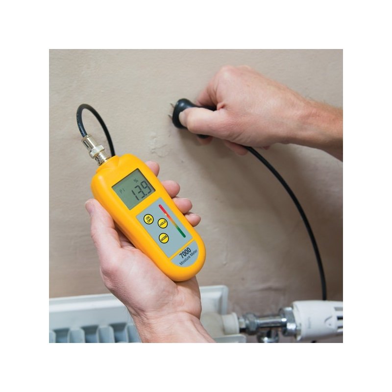 7200 Building damp meter and moisture Meter WME Scale